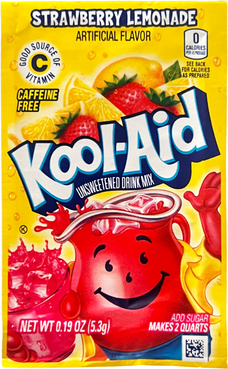 Kool Aid Unsweetened Strawberry Lemonade 5.3g, 0,70